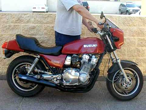 Suzuki GS1100E start up - YouTube