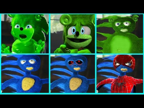 Sonic The Hedgehog Movie SANIC vs GUMMY BEAR Uh Meow All Designs ...