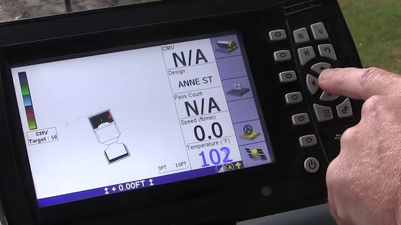 Creating a New Compaction Map on Cat® Asphalt and Pneumatic Rollers ...