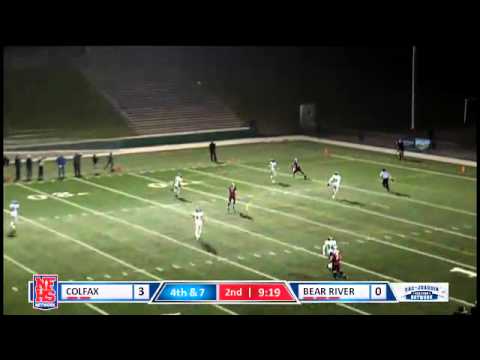 Matthew Harshman of Colfax shows some strong defense and breaks up the ...