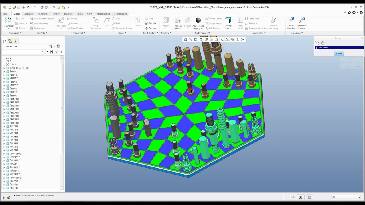 Creo Tutorial: How to use mechanism for fun - YouTube