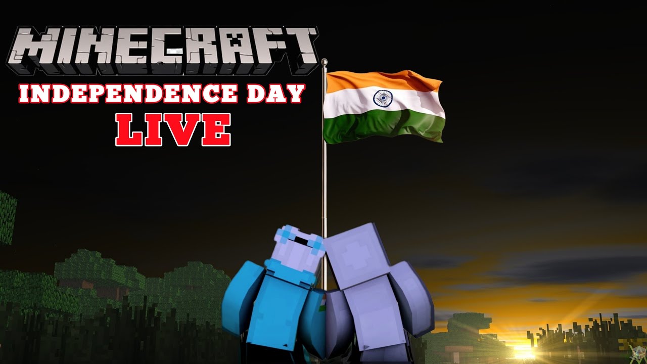 INDEPENDENCE DAY Special MINECRAFT | Amazing #Minecraft Live Gameplay # ...