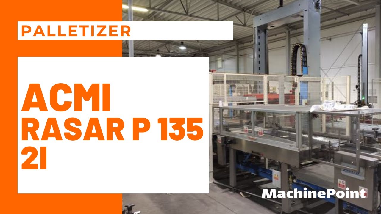 ACMI RASAR P 135 2I Palletizer | ACMI Machines - YouTube