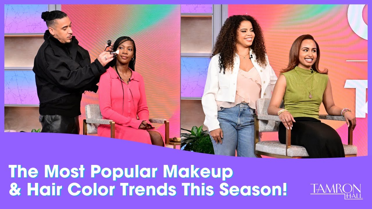 Here Are the Most Popular Makeup & Hair Color Trends This Season! - YouTube