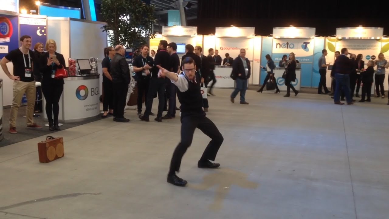 The Dancing Accountant does Xerocon - YouTube