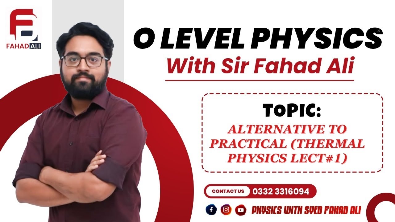 O levels Physics (5054) ATP LECTURE#1 #physics #olevels #atp #thermal ...