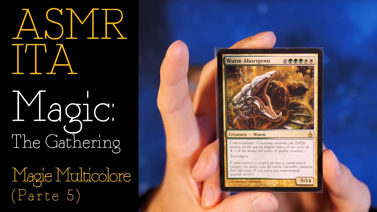 ASMR ITA - La mia collezione di carte Magic ITA #10 - Carte multicolore ...