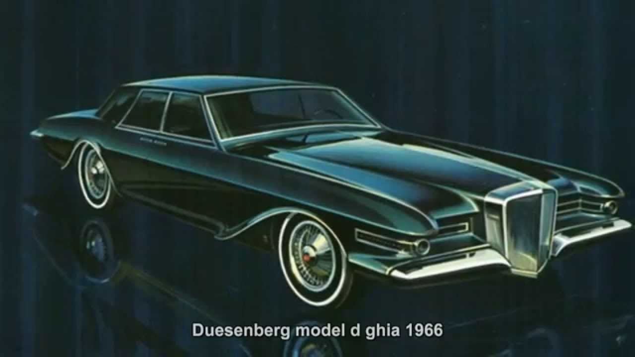#239. Duesenberg model d ghia 1966 (Prototype Car) - YouTube
