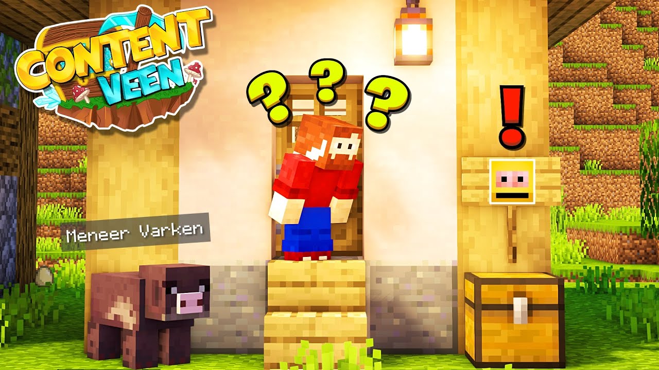 Ik Krijg BELANGRIJKE POST Van Een Bekende Youtuber In Minecraft Survival! (Contentveen) - YouTube