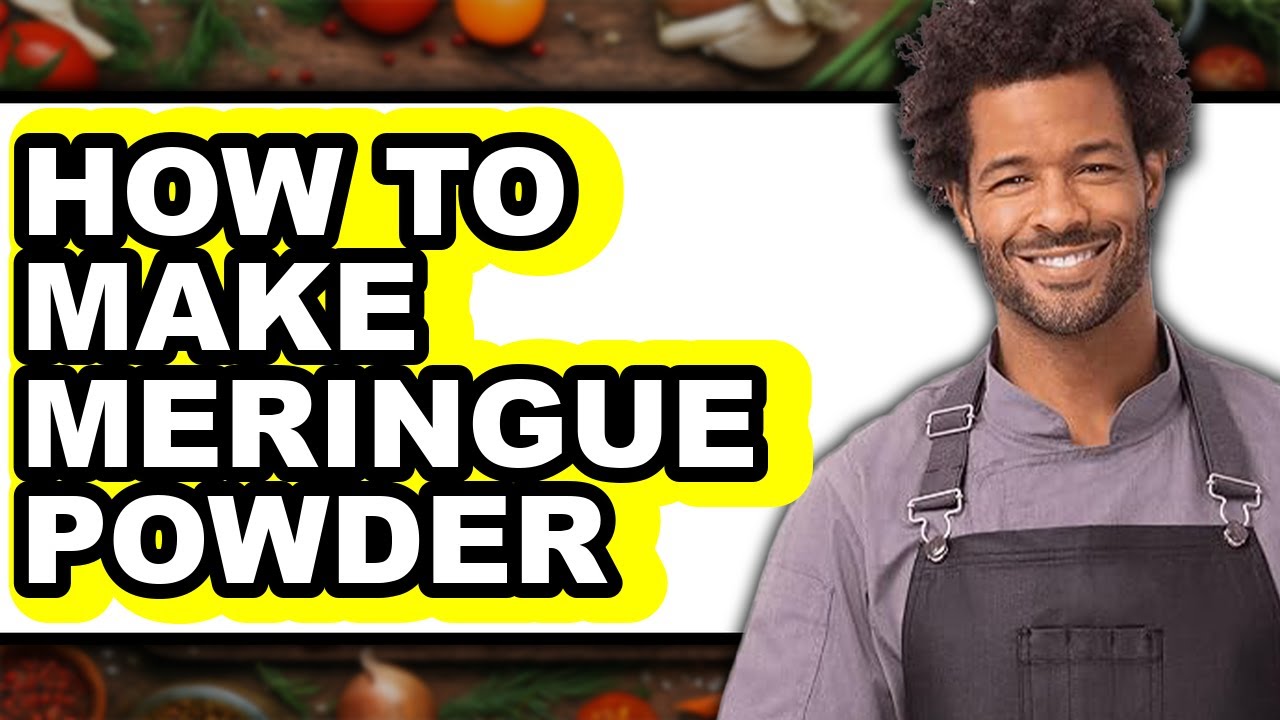 How To Make Meringue Powder (Easy Method) - YouTube
