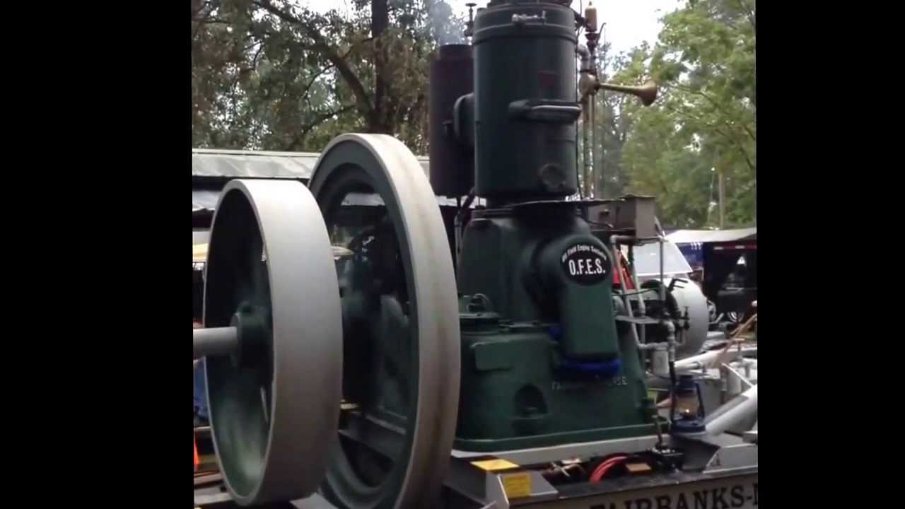 50hp oil field engine. - YouTube