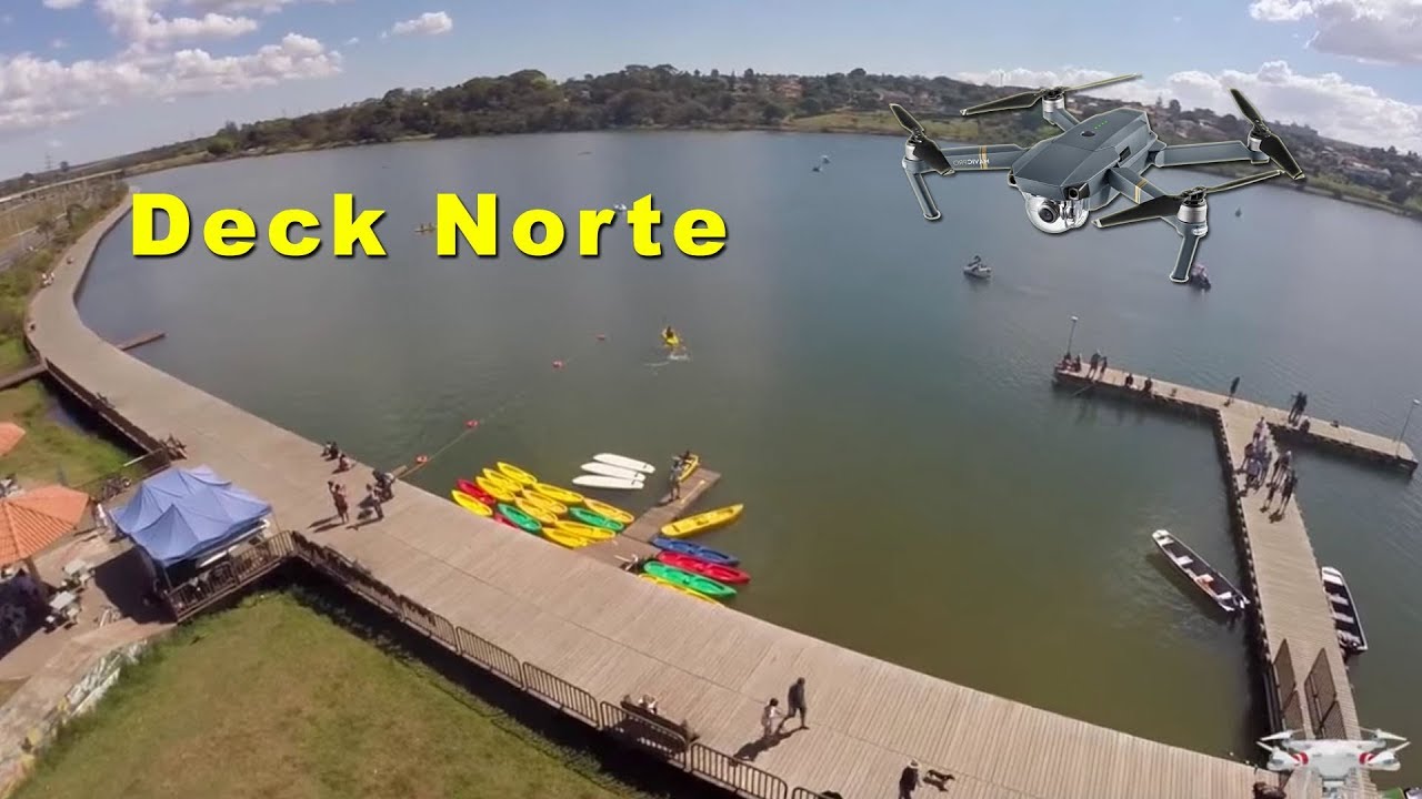 Drone filma o Calçadão da Asa Norte - YouTube