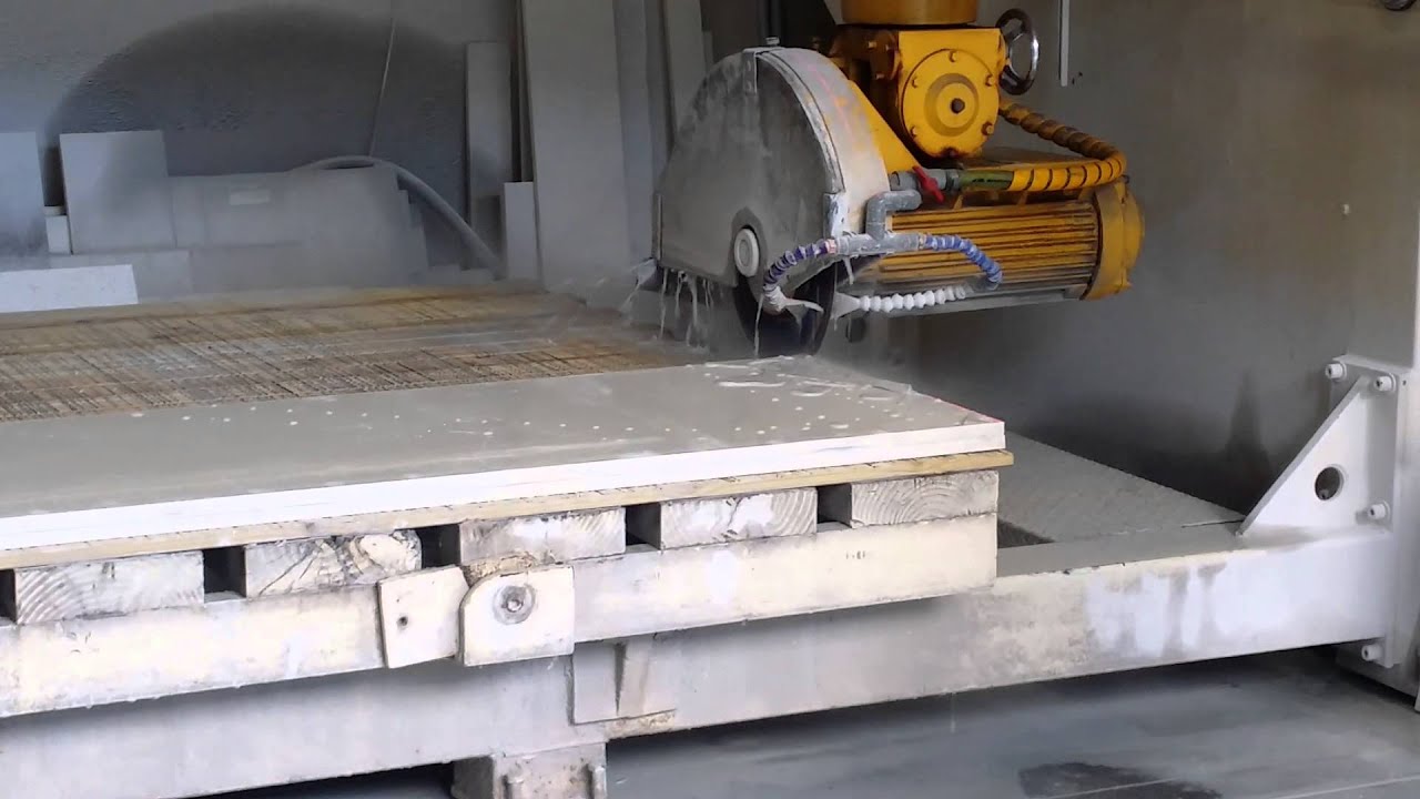 Bridge Saw Machine - YouTube
