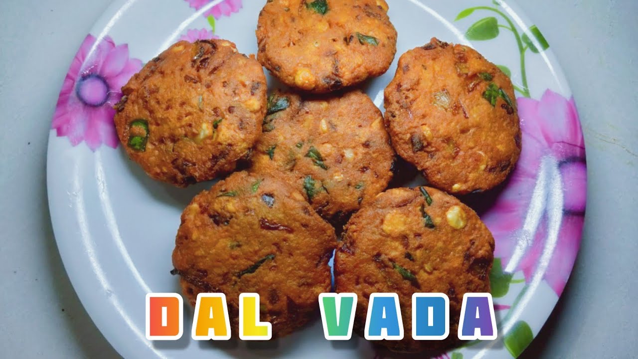 डाळ वडा Dal Vada Recipe/Easy Daal Vada Recipe | Shraddha's Kitchen ...