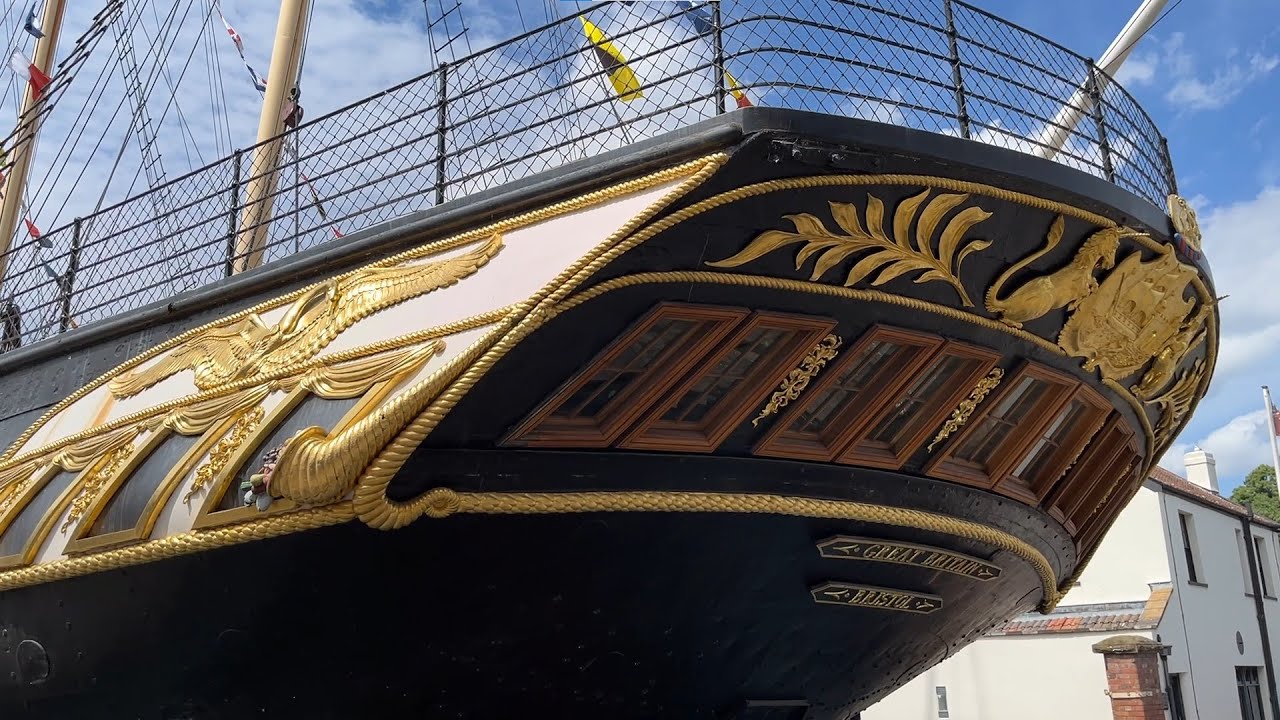 All aboard the SS Great Britain (Bristol) - Brunel's big ship ...