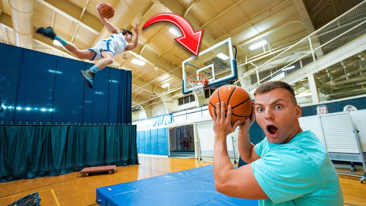 EXTREME BASKETBALL DUNK CHALLENGE! - YouTube