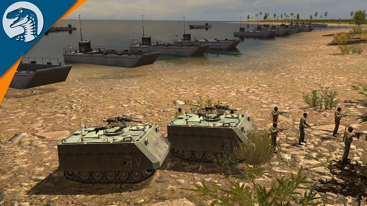 NAVAL LANDING UNDER FIRE | Israel Nation Pack | Wargame: Red Dragon DLC ...