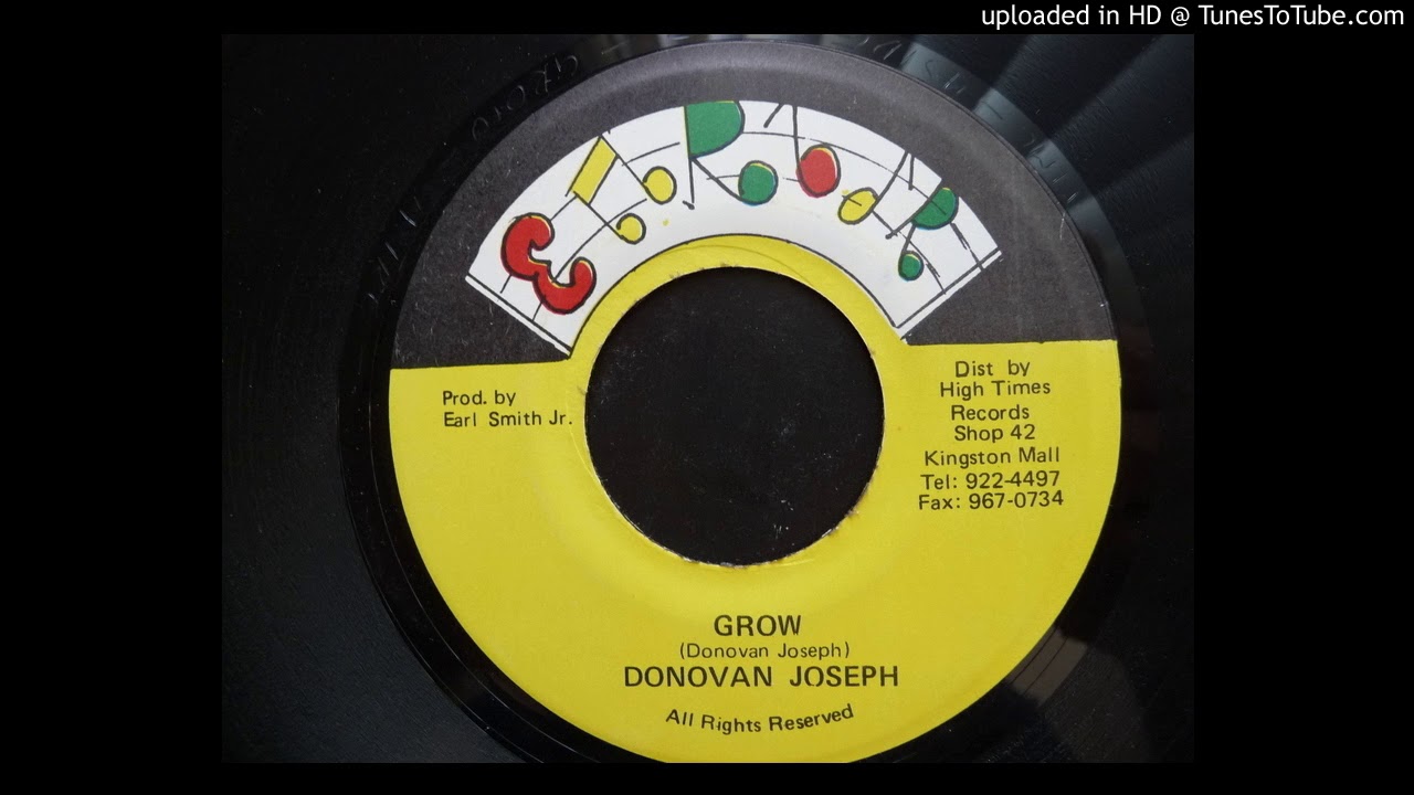 Donovan Joseph - Grow / Version - Earl Jr 7" - YouTube