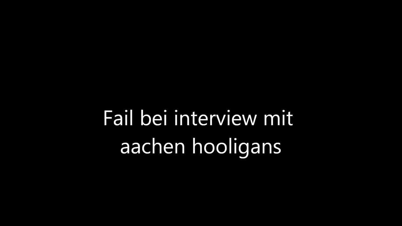 Alemannia Aachen Hooligans demonstrieren; Fails - YouTube