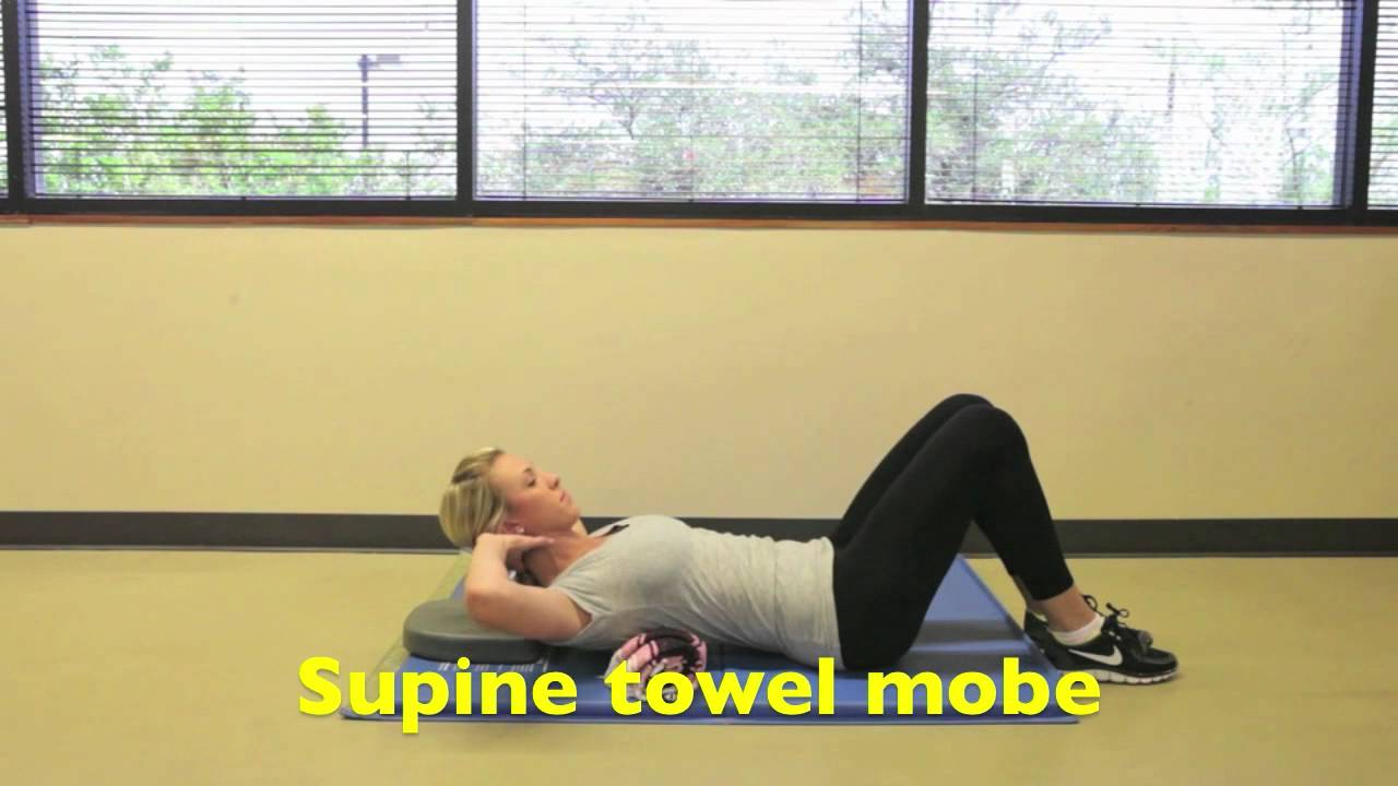Supine Towel Mobe - YouTube