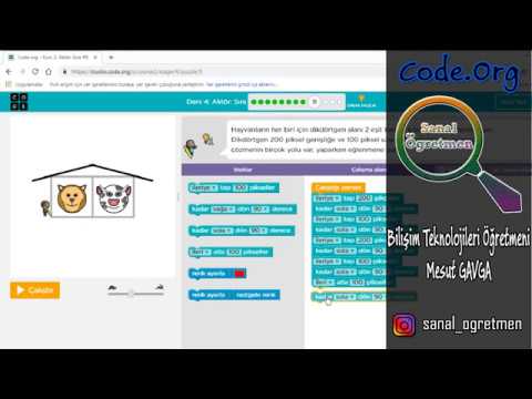 (Code.Org) Kurs: 2 Ders: 4 Aktör: Sıra - YouTube