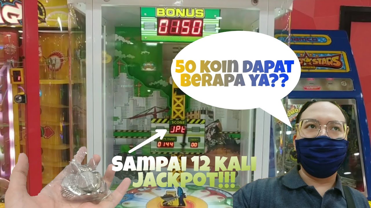 Tantangan 50 Koin di Funcity, Auto Ribuan Tiket di Mesin Trolley ...