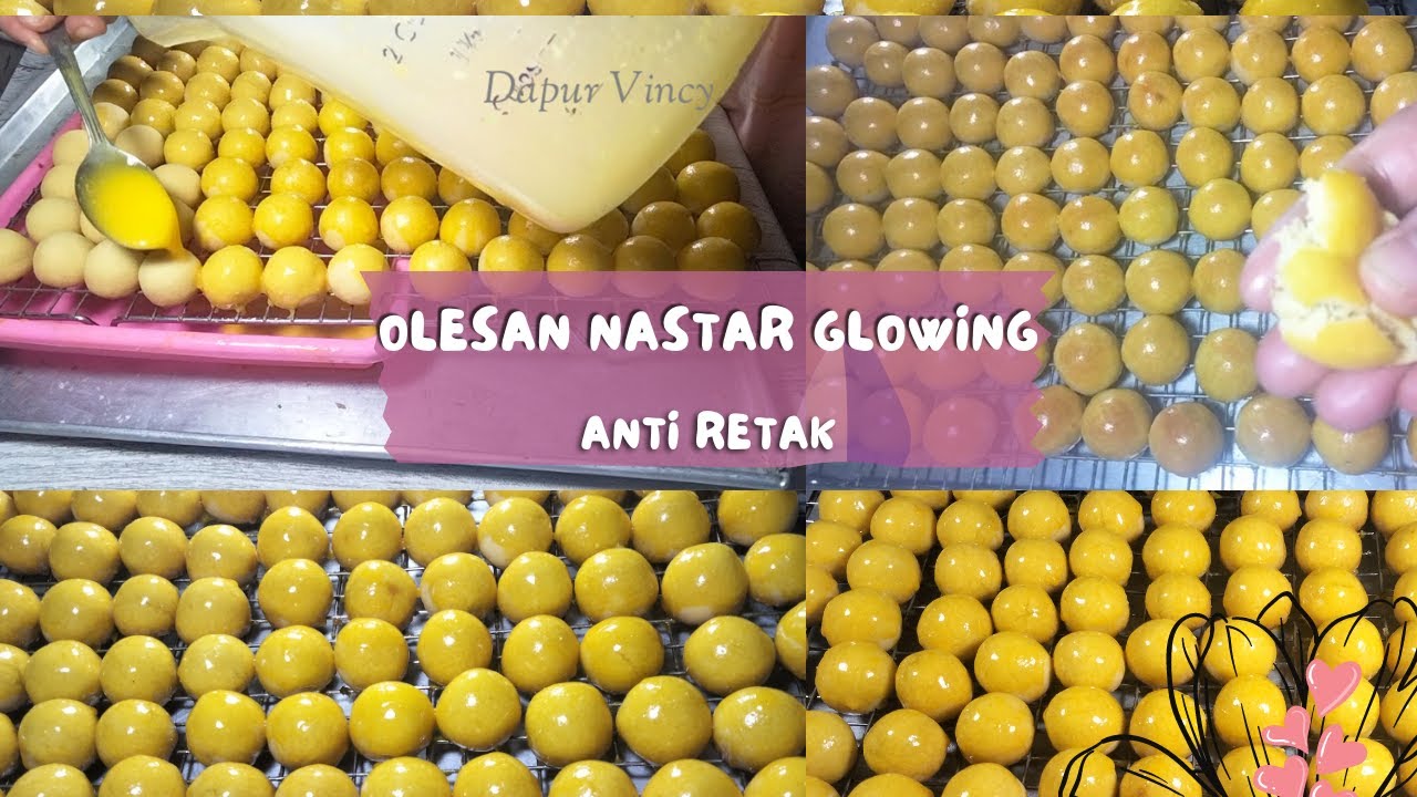 Tips Olesan Nastar Glowing Mulus Anti Retak ll Cara Mengoles Nastar ...