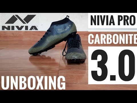 Nivia pro carbonite 3.0 football shoes unboxing|nivia football shoes ...