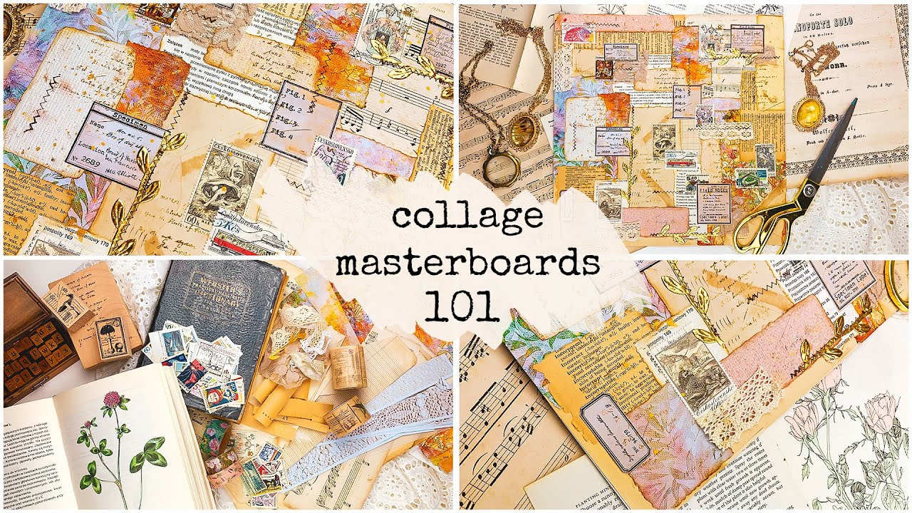 What Are COLLAGE MASTERBOARDS and What to Use to Make Them (You Already ...