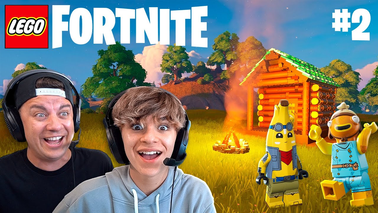 Building Our Survival Base in LEGO Fortnite (Part 2) - YouTube
