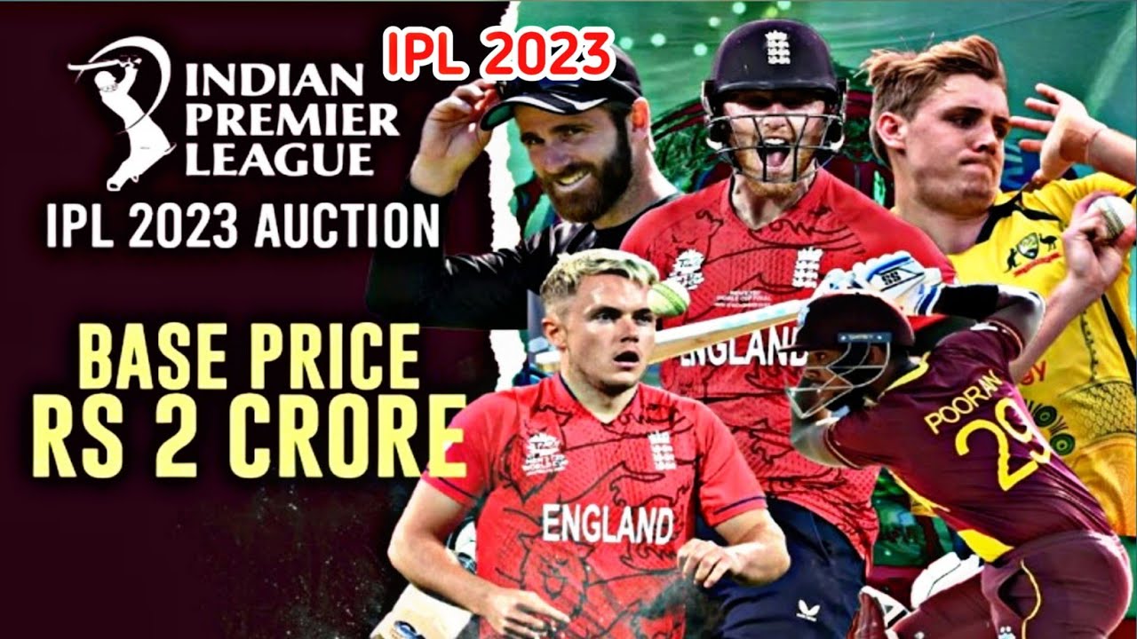 IPL 2023:Which player is in the base price of two CRORE🤔/991 खिलाड़ियों ...