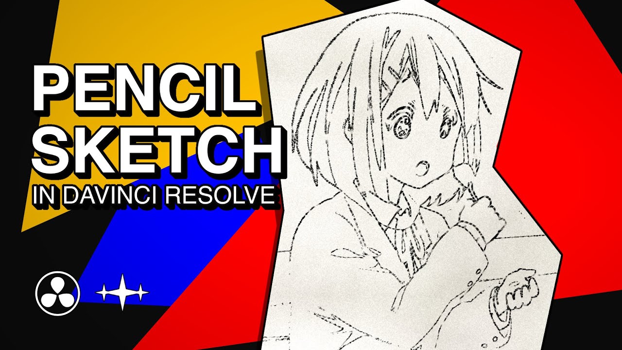 Pencil sketch effect in Davinci resolve - YouTube
