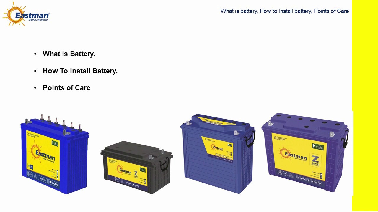 Battery Basics video in English | How to install Battery | Types of ...