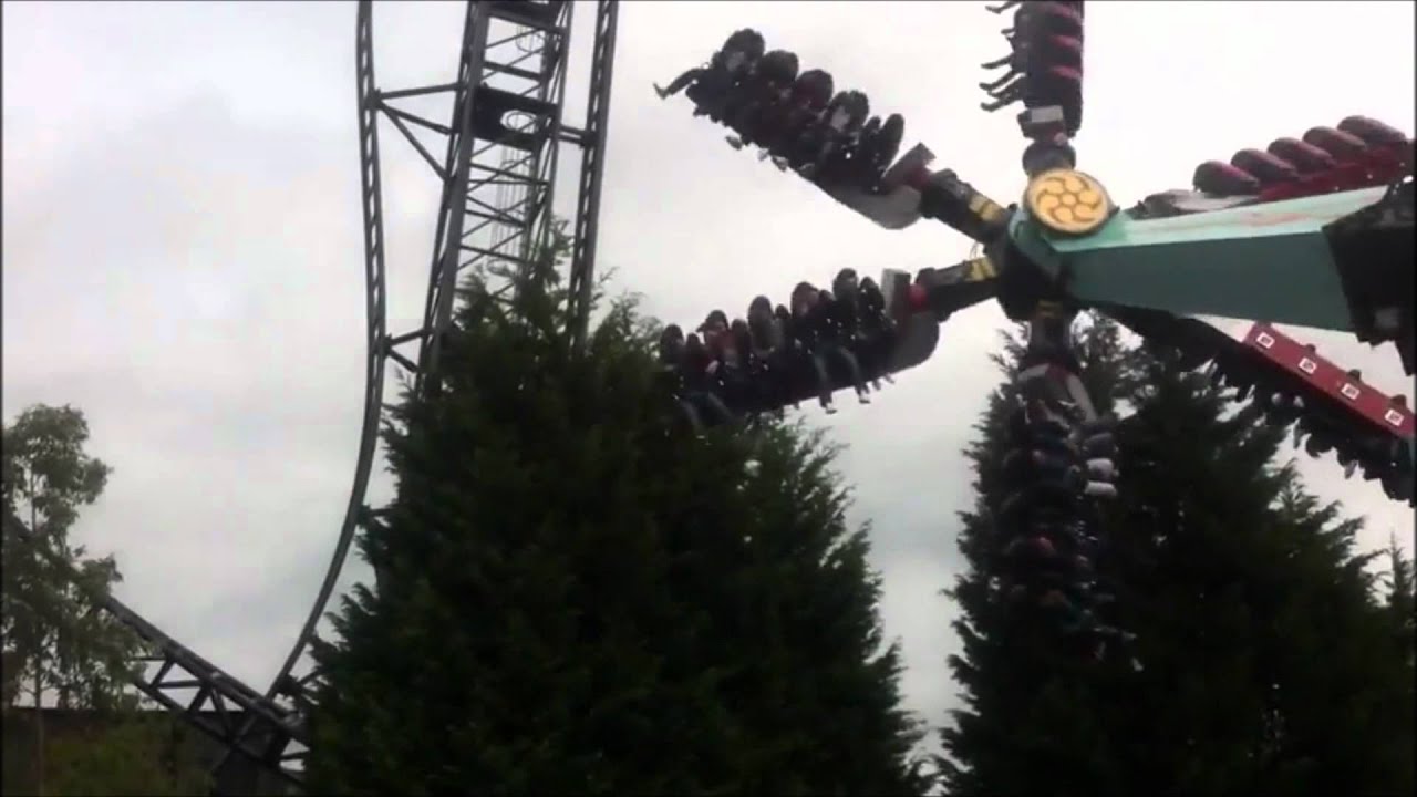 Samurai - Off Ride POV - Thorpe Park - YouTube