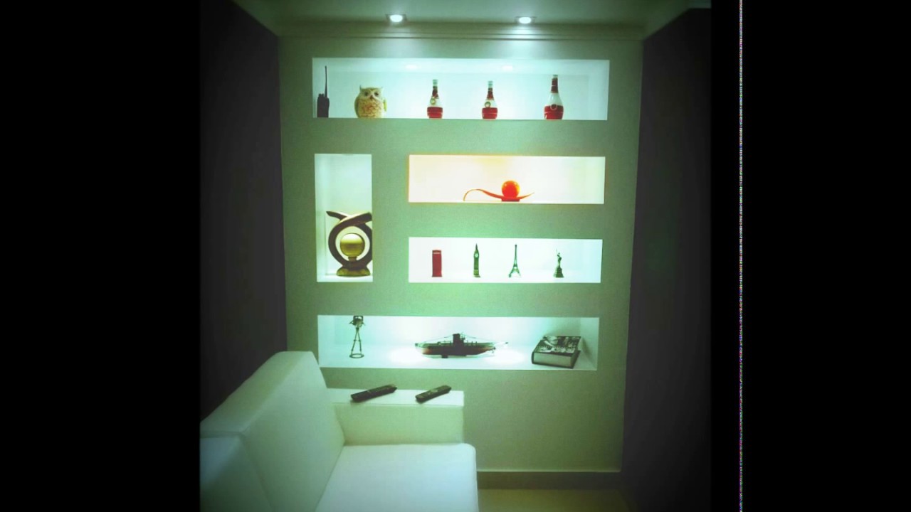 Drywall estante de nicho - YouTube