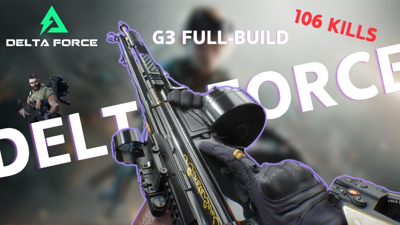 ANH DA ĐEN và khẩu súng MÀU ĐEN của anh ấy (G3-FULL BUILD)...Delta ...