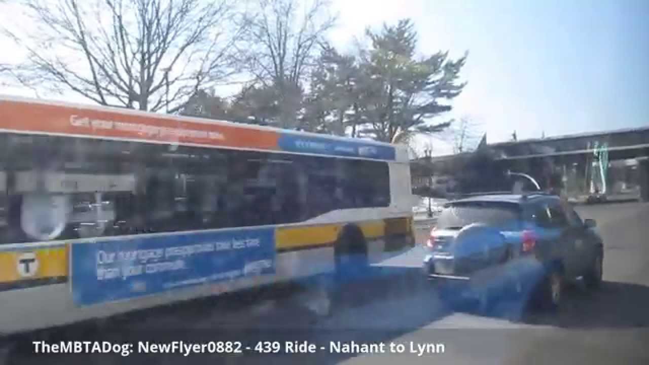TheMBTADog: MBTA Bus 439 Ride - LYNN CENTRAL SQUARE to NAHANT [New ...