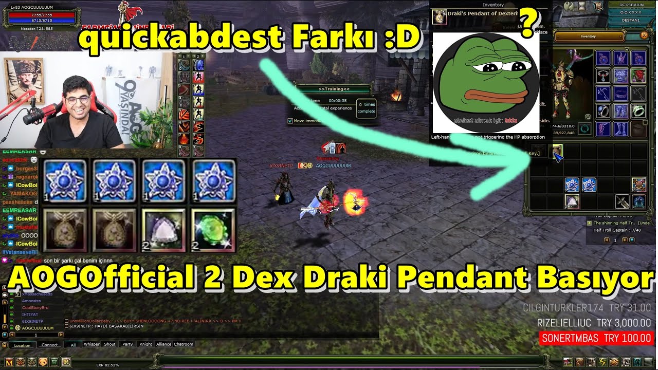 AOGOfficial 2 Dex Draki Pendant Basıyor quickAbdest Alınca Olanlar ...