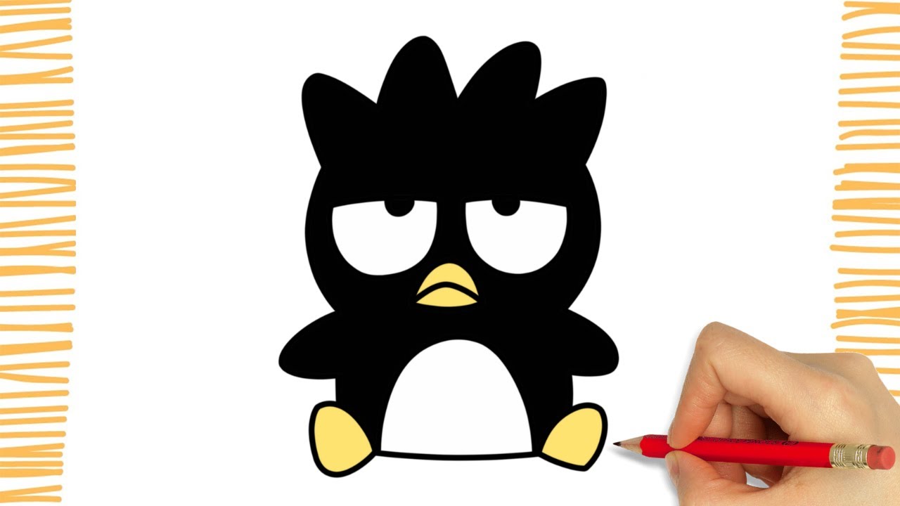 How To Draw a BADTZ-MARU I SANRIO I Easy - YouTube