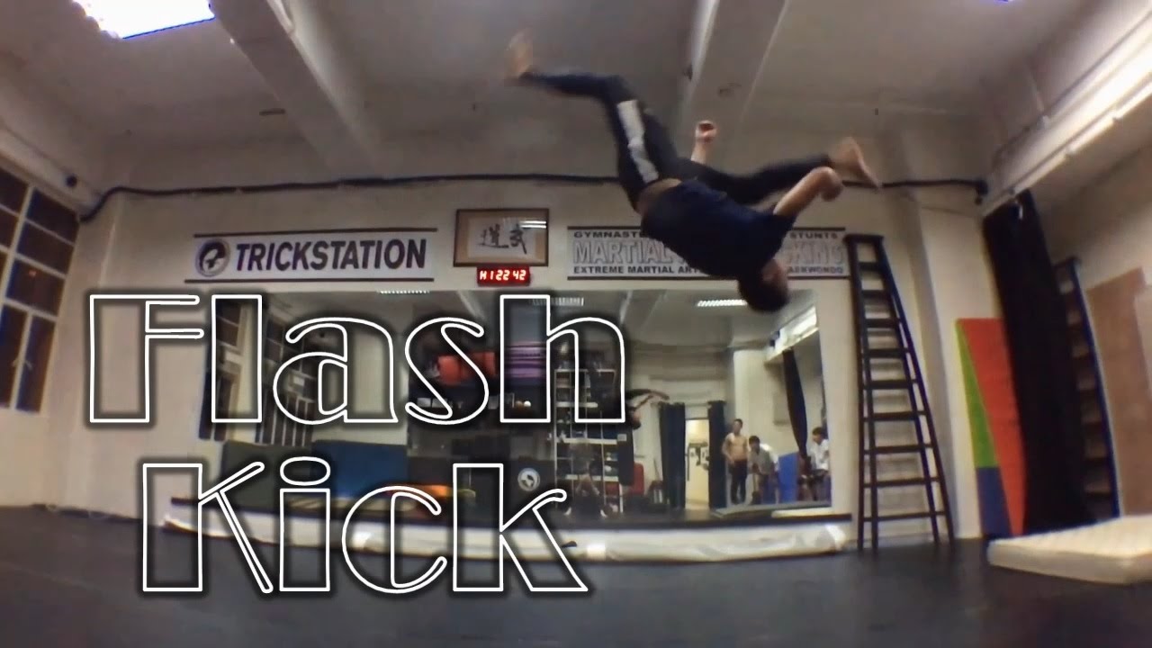香港話空翻教學 - Flash Kick - YouTube