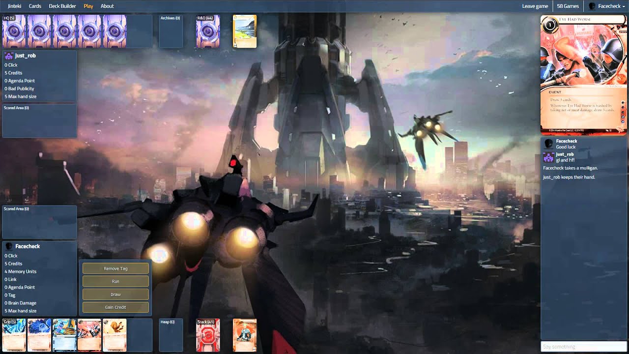 Netrunner - Noise vs Haarpsichord - Jinteki.net - YouTube