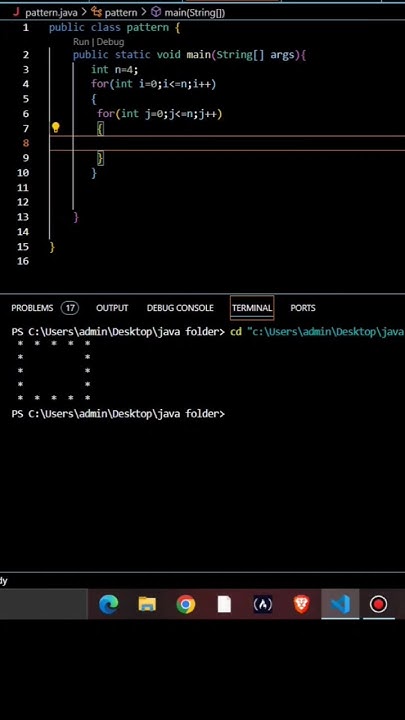 How to print empty square in java || Patterns in java || visit channel ...