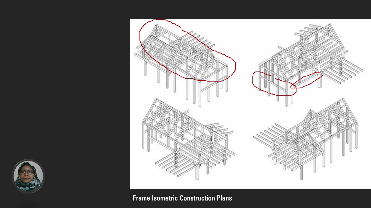 ISOMETRI KONSTRUKSI BANGUNAN SEDERHANA - YouTube