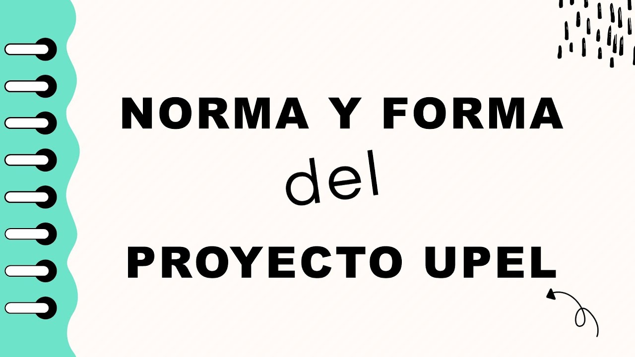 Normas UPEL - YouTube