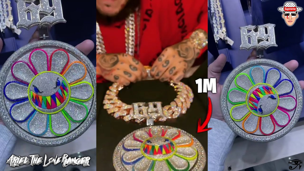 La Nueva Cadena De TEKASHI 6IX9INE 🌈 , Valorada En 1 Millon De Dolares ...
