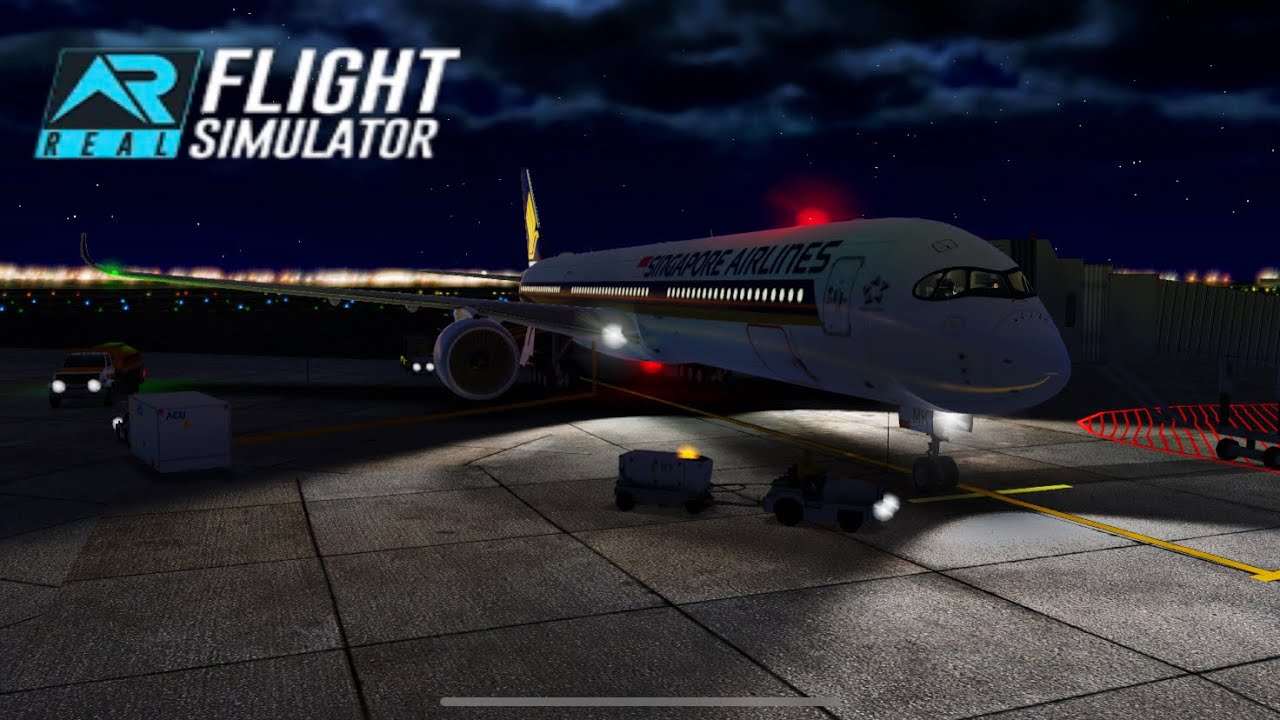RFS - Real Flight Simulator Pro - Dubai a Singapur ||Vuelo lleno|A350 ...