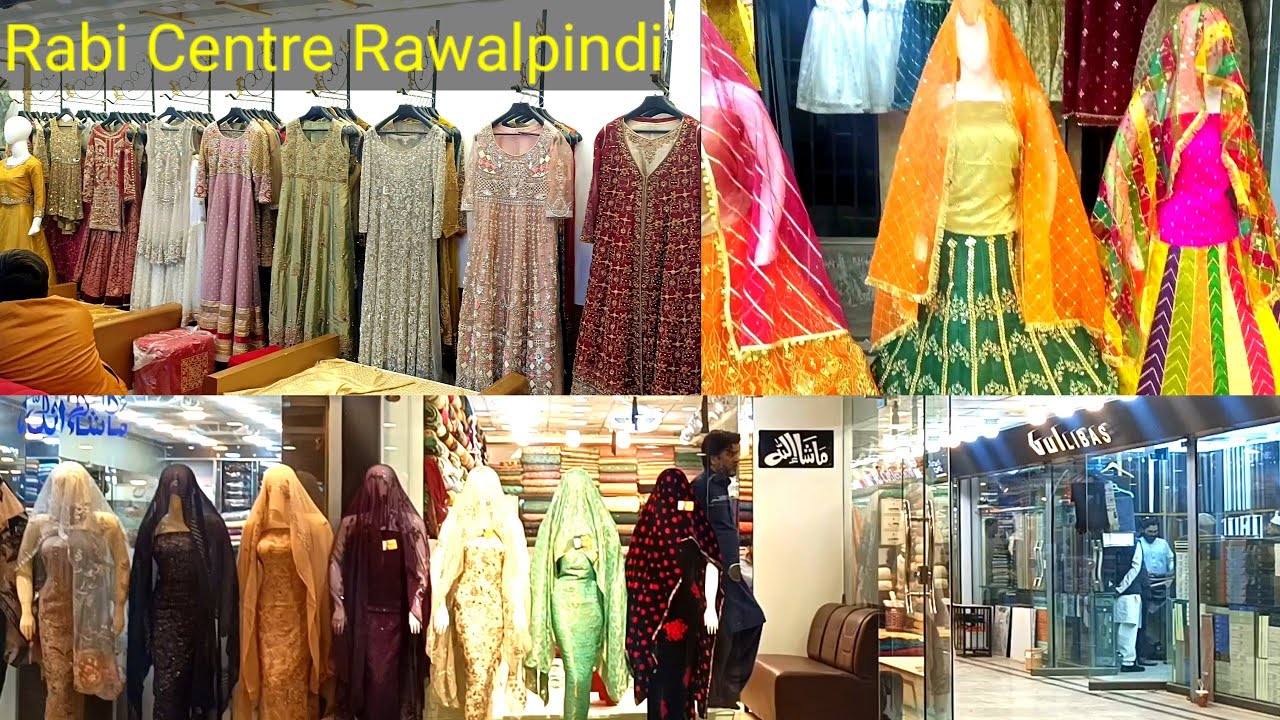 Visit to Rabi Centre Sadar Rawalpindi/Wedding Dresses For Bridal - YouTube