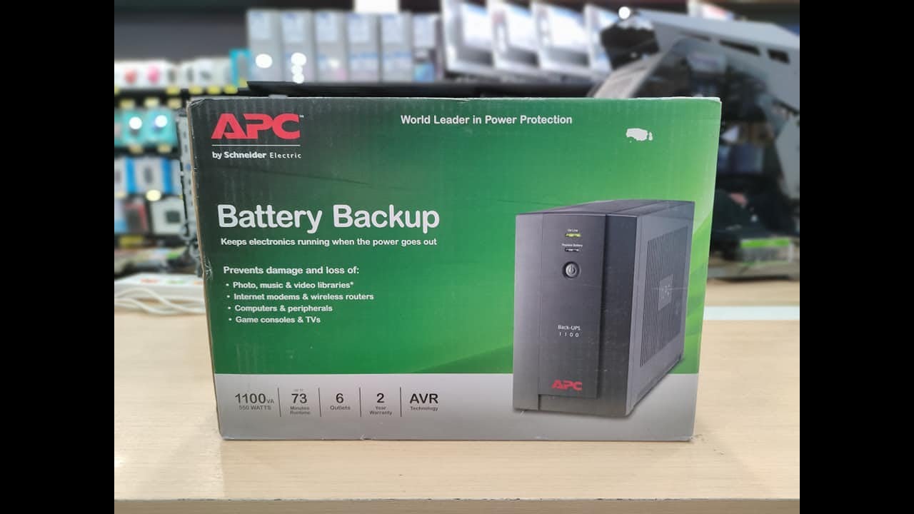 Unboxing UPS APC BX1100 LI-MS - YouTube