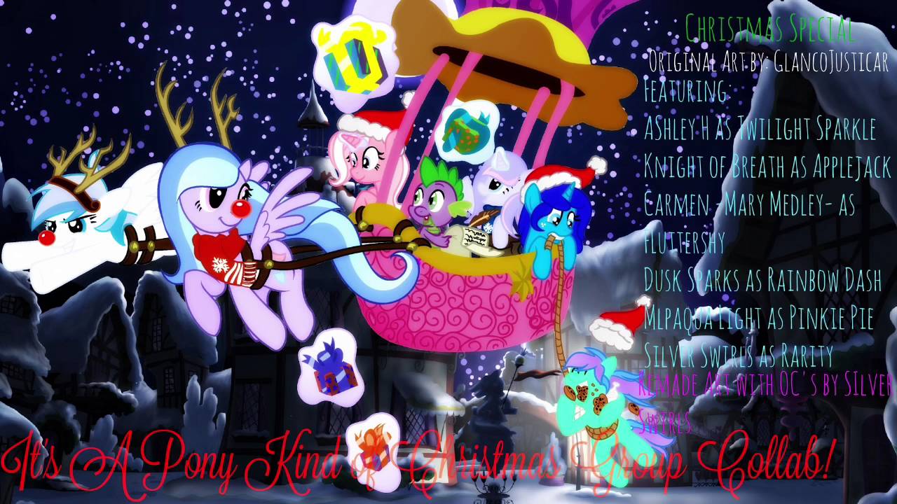 [Mlp Cover] It's A Pony Kind Of Christmas Group Collab Cover ...