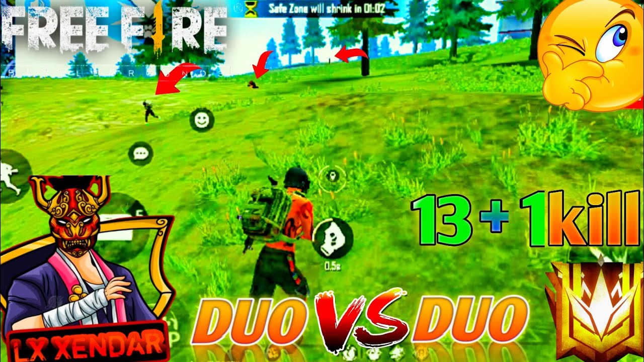 || DUO VS DUO || FREE FIRE MAX || GARENA FREE FIRE LX XENDAR GAMER ...